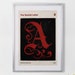 The Scarlet Letter - Large Literary Book Cover Print, Bookish Gift ...