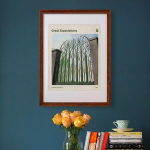 Great Expectations, Charles Dickens, Book Cover Poster Large, Literary ...