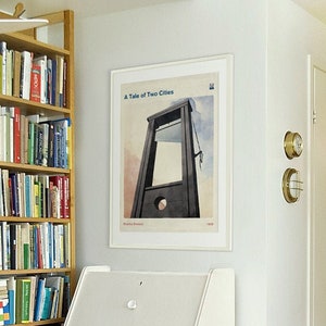 A Tale of Two Cities, Charles Dickens, Book Cover Poster Large ...