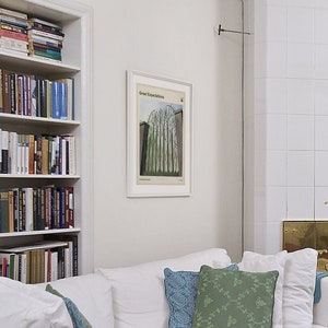 Great Expectations, Charles Dickens, Book Cover Poster Large, Literary ...