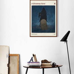 A Christmas Carol Charles Dickens Large Literary Poster - Etsy