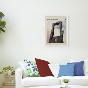 A Tale of Two Cities, Charles Dickens, Book Cover Poster Large ...