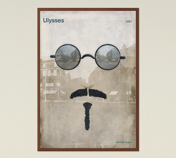 Ulysses James Joyce Large Literary Poster Literary Gift | Etsy