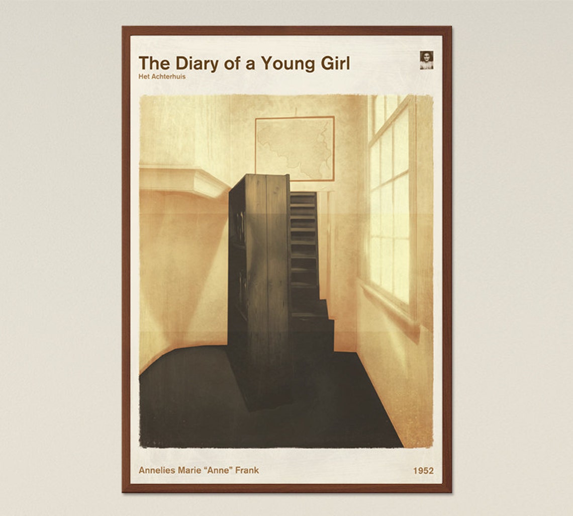 Anne Frank The Diary of a Young Girl Large | Etsy