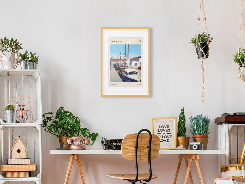 Cannery Row John Steinbeck Literary Book Cover Poster - Etsy