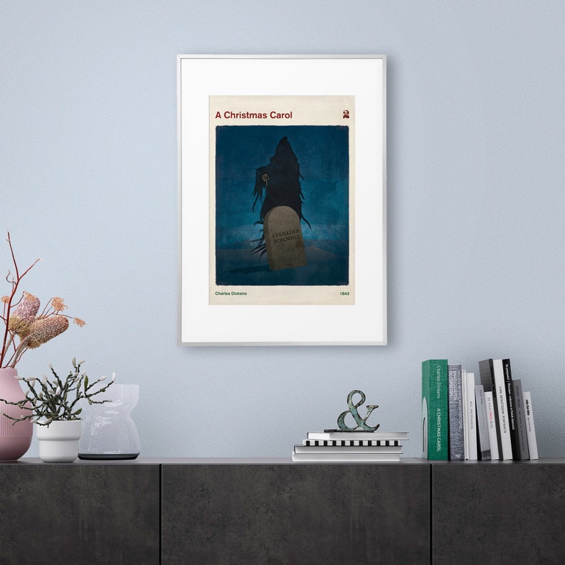 A Christmas Carol Charles Dickens Large Literary Poster - Etsy