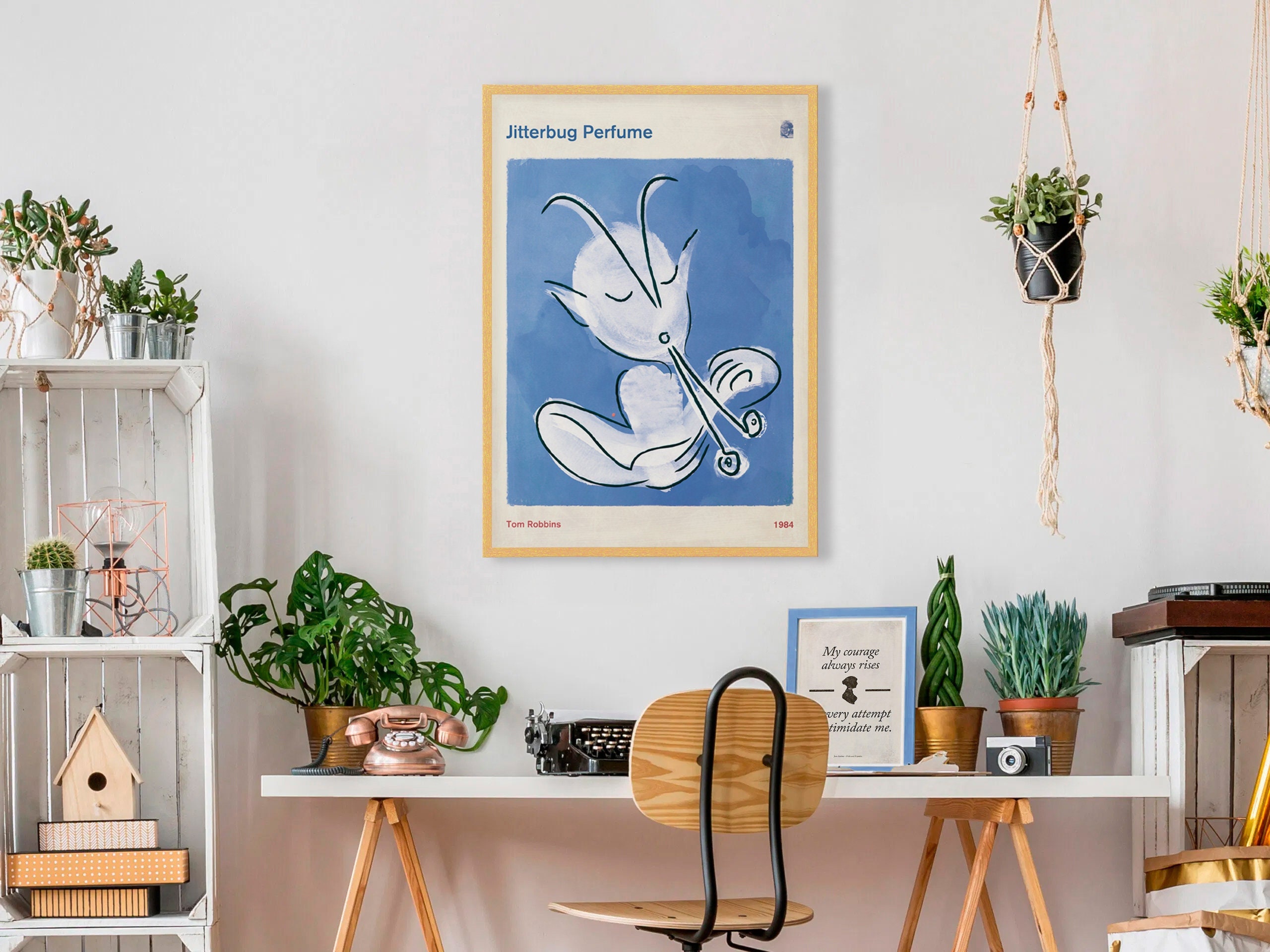 Jitterbug Perfume Tom Robbins Book Cover Poster Large | Etsy