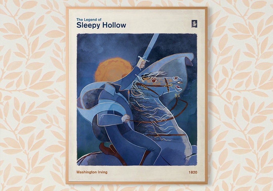 Sleepy Hollow Washington Irving, American Literature Medium Print ...