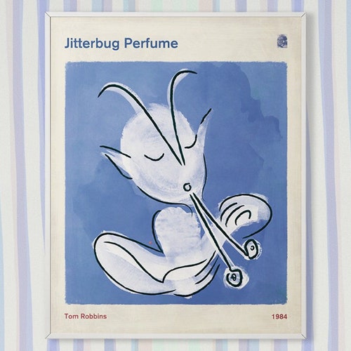 Jitterbug Perfume Tom Robbins Book Cover Poster Large - Etsy