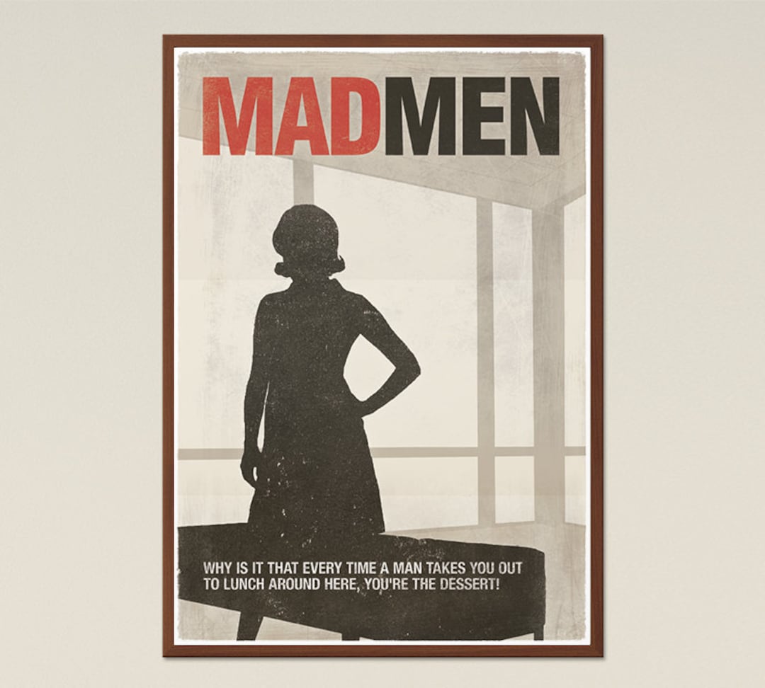 Mad Men; TV Show Inspired Large Poster, Peggy Olson, Mad Men Poster ...