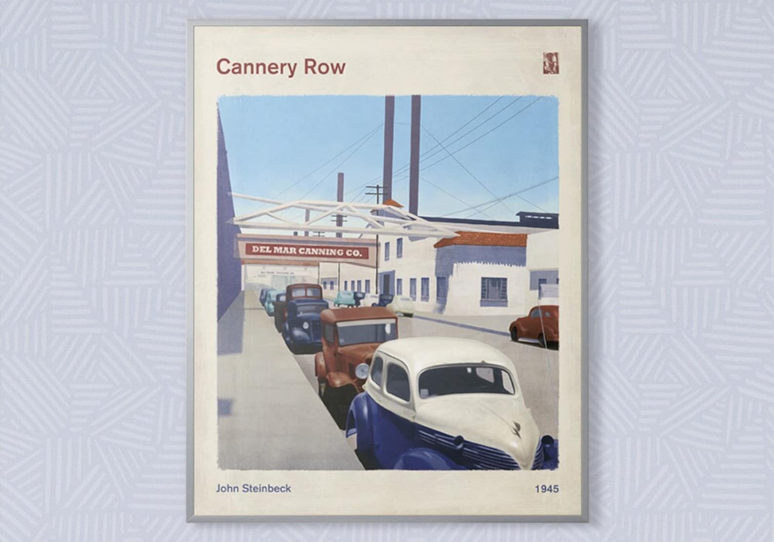 Cannery Row John Steinbeck Literary Book Cover Poster - Etsy
