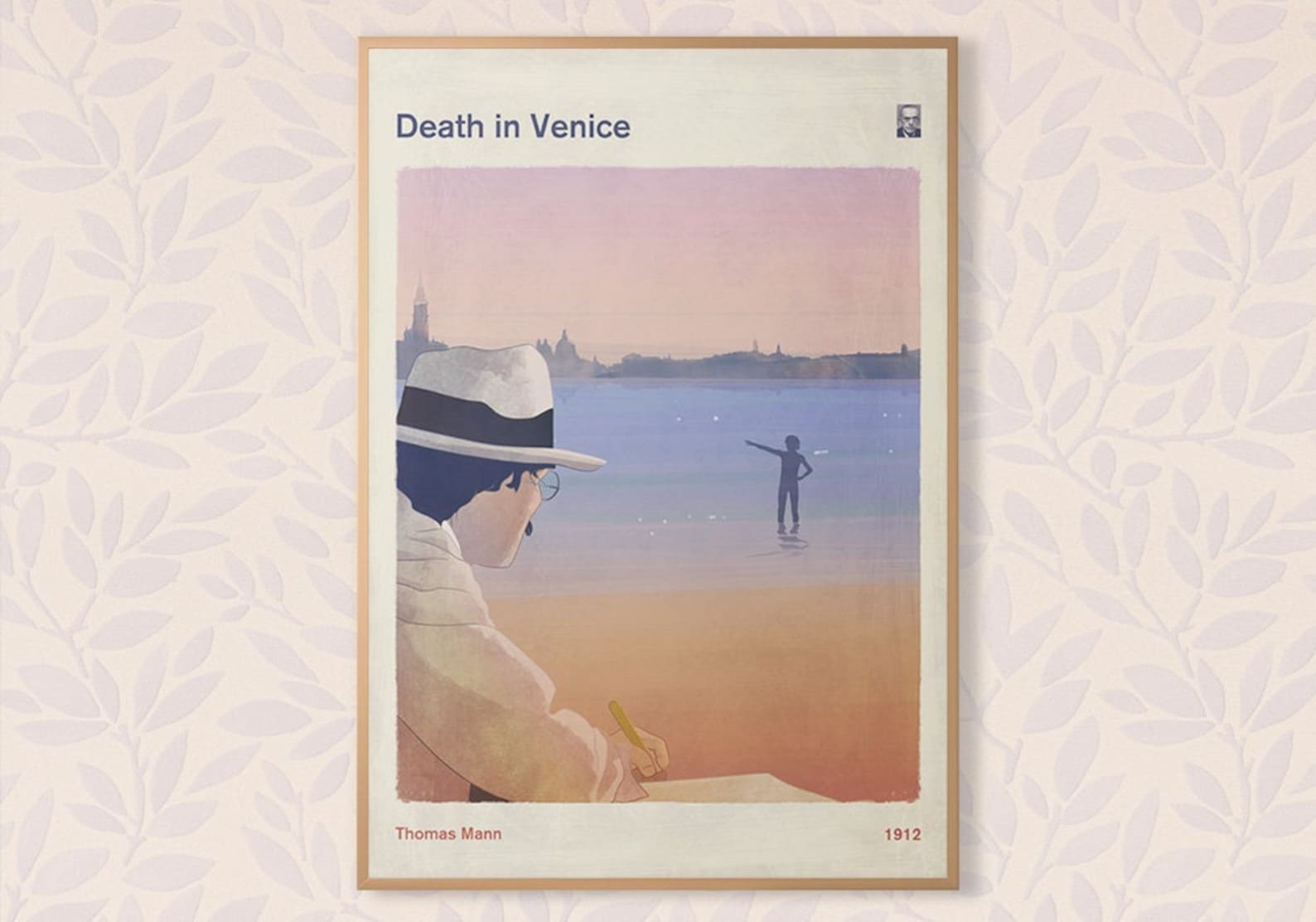 Death in Venice Thomas Mann Book Cover Poster Large Bookish - Etsy
