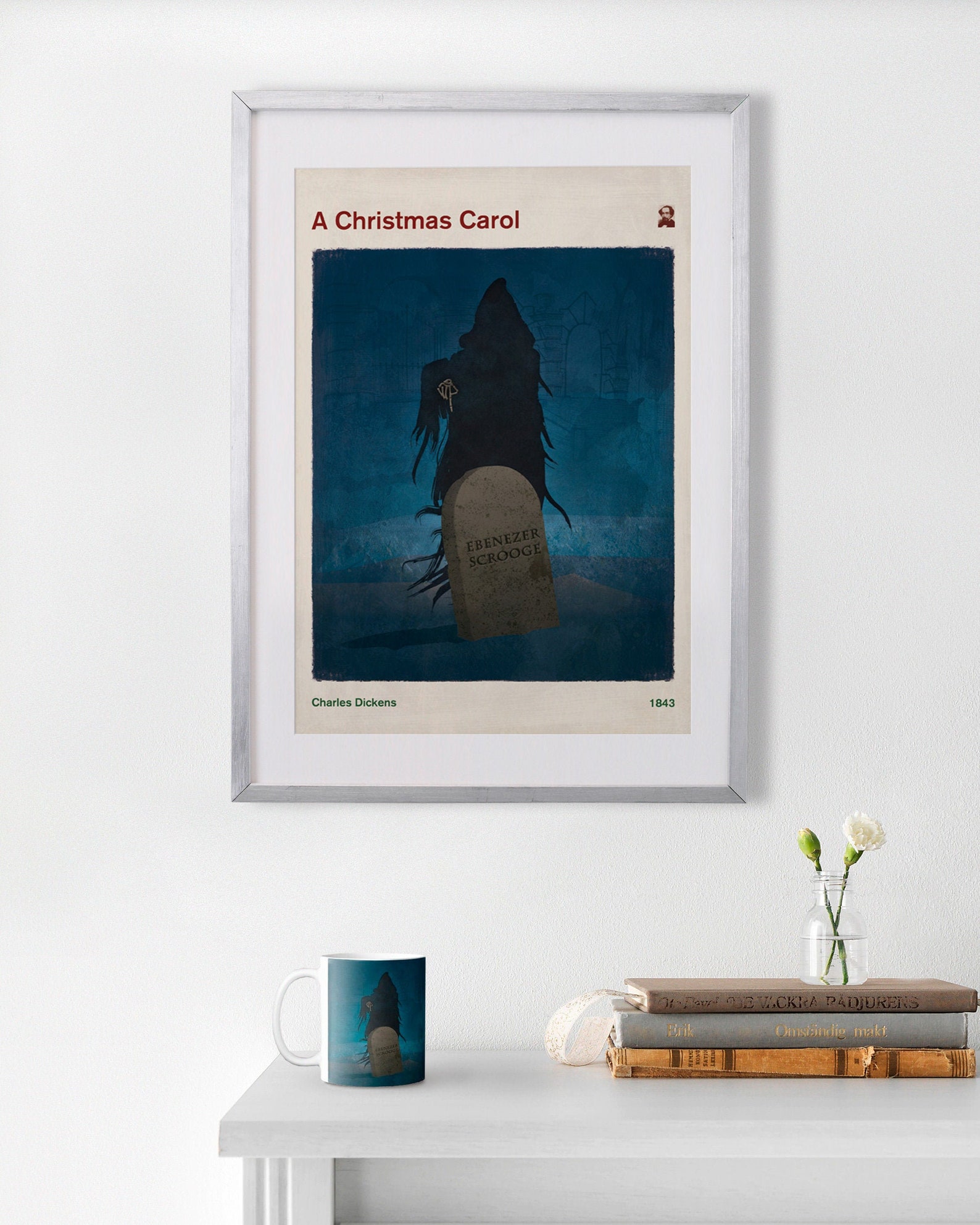 A Christmas Carol Charles Dickens Large Literary Poster - Etsy