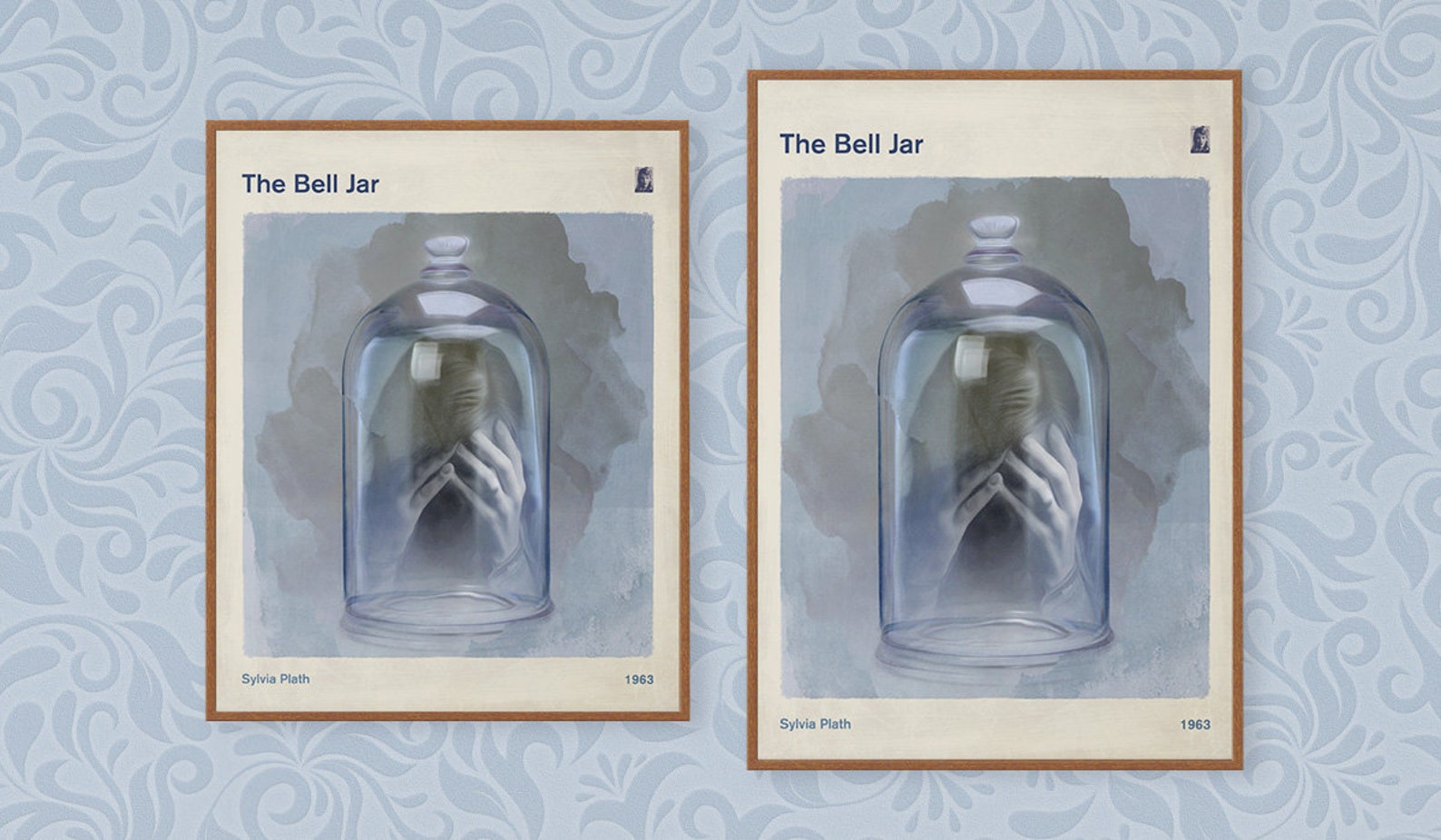 The Bell Jar Sylvia Plath Literary Book Cover Poster Large | Etsy