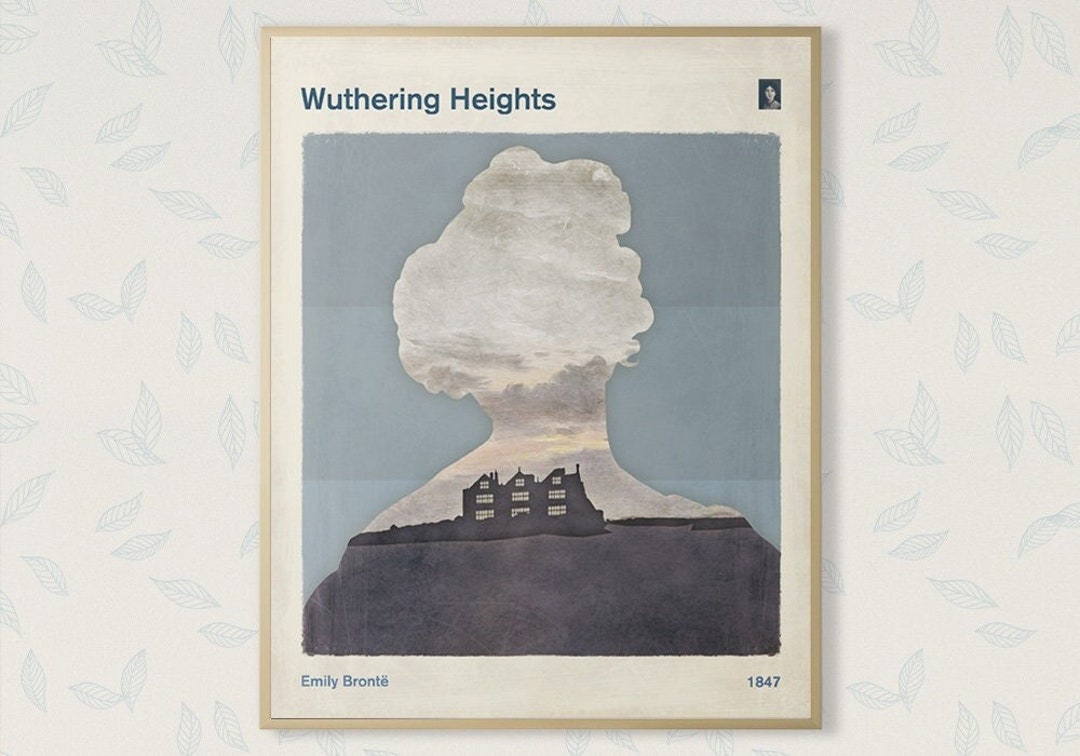 Wuthering Heights, Emily Brontë Literary Printable Poster Medium ...