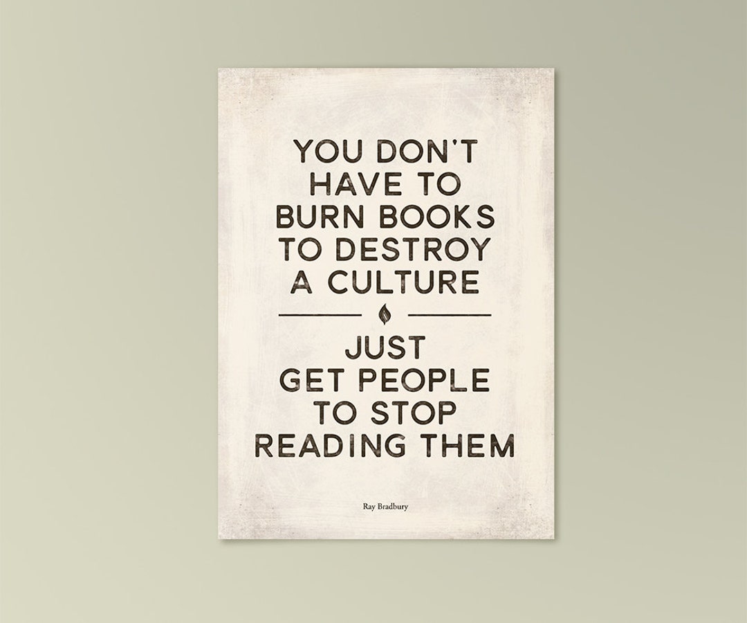 Ray Bradbury fahrenheit 451 Dystopian Sci Fi - Etsy