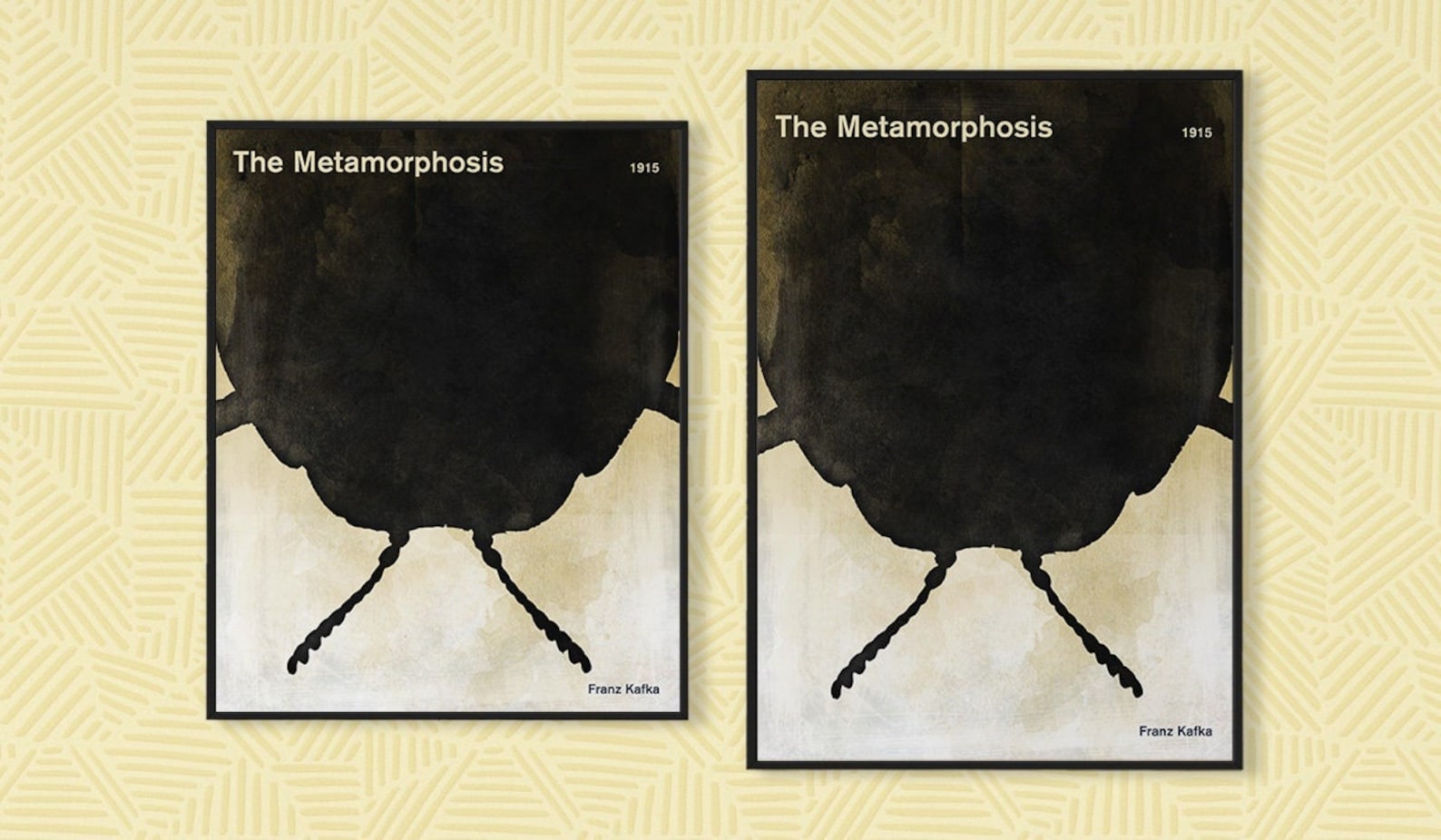 Kafka the Metamorphosis Large Minimalist Book Cover Print - Etsy