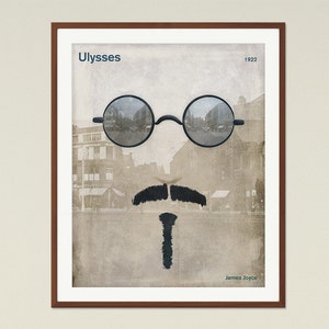Ulysses James Joyce Literary Gift Book Cover Poster | Etsy