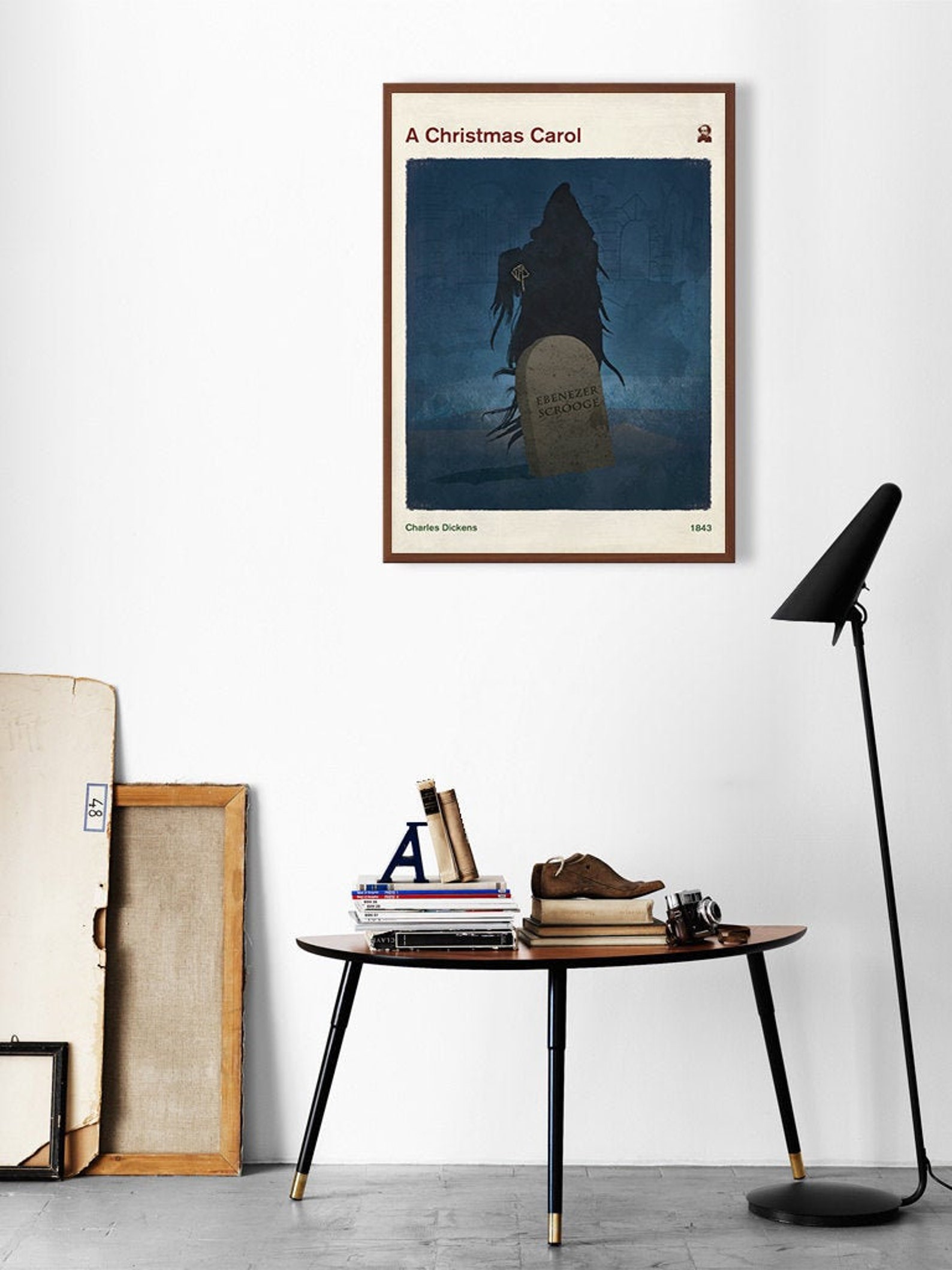 A Christmas Carol Charles Dickens Large Literary Poster - Etsy