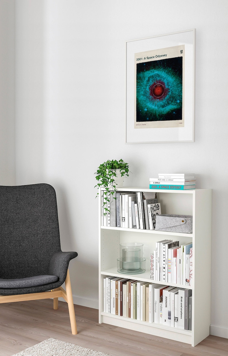2001: A Space Odyssey Medium Literary Book Cover Poster - Etsy