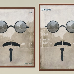 Ulysses James Joyce Large Literary Poster Literary Gift | Etsy