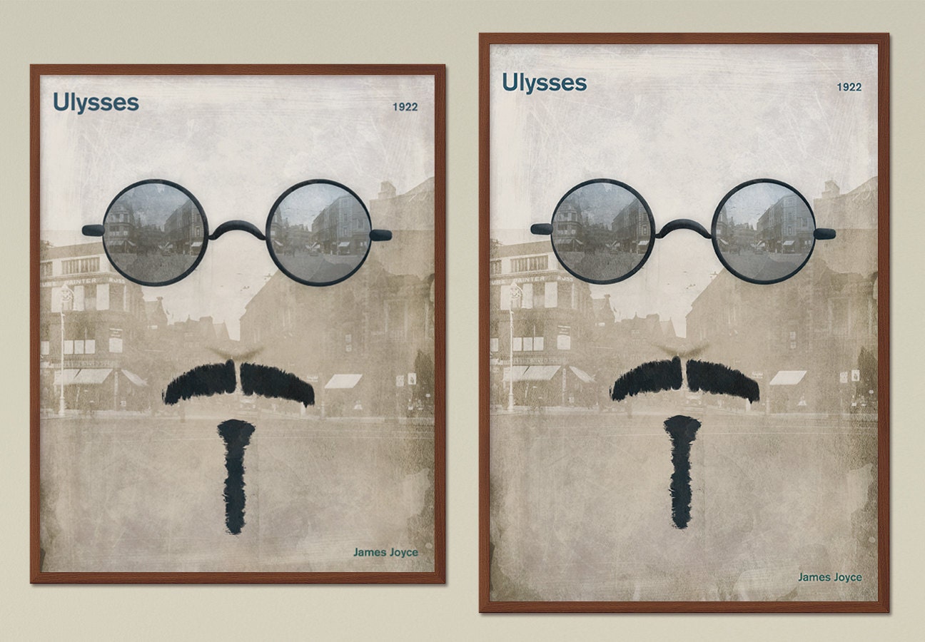 Ulysses James Joyce Large literary poster literary gift | Etsy