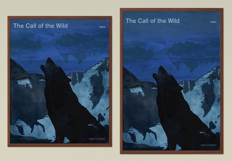 Jack London The Call of the Wild Large bookish | Etsy