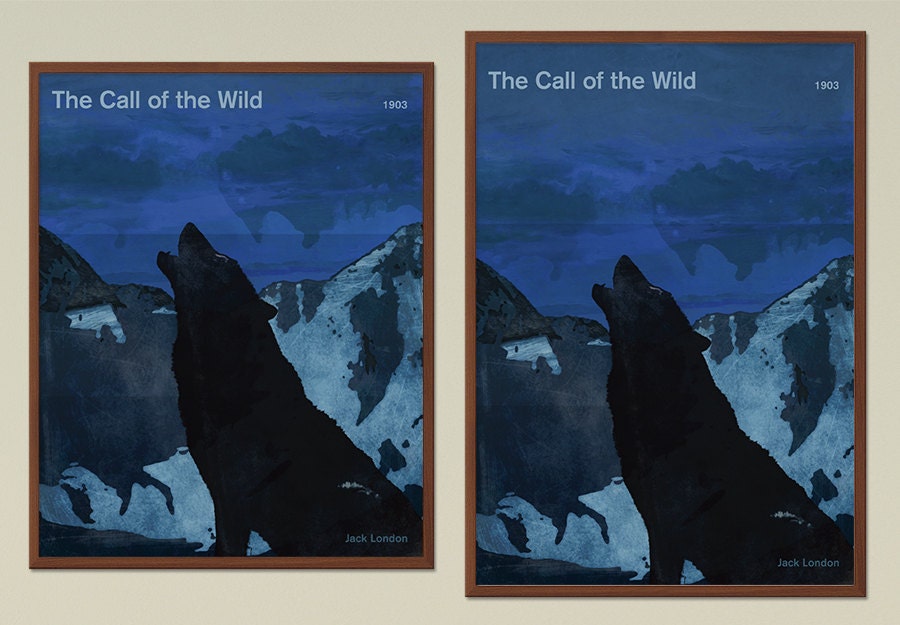 Jack London The Call of the Wild Large bookish | Etsy