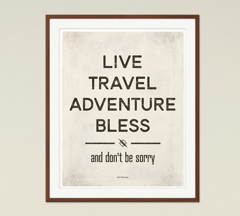 Jack Kerouac live Travel Adventure Bless - Etsy