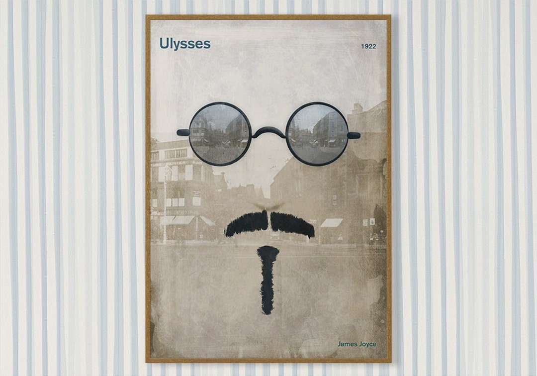 Ulysses, James Joyce - Large Literary Poster, Literary Gift ...