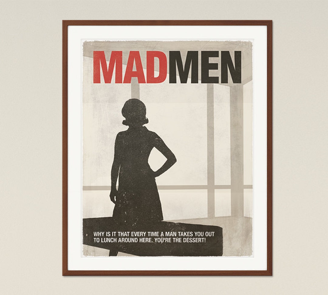 Mad Men TV Show Inspired Poster, Peggy Olson, Mad Men Poster, Printable ...