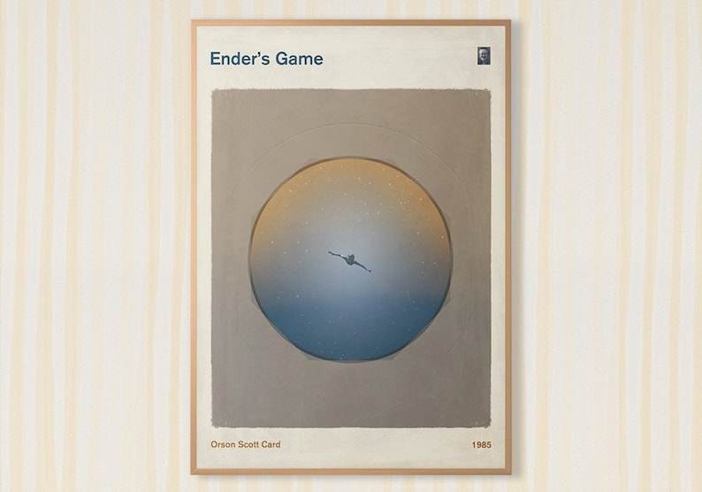 Ender's Game Literary Book Cover Art Poster Large Book - Etsy