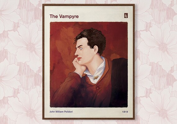 The Vampyre Polidori Literary Book Cover Art Poster Medium - Etsy