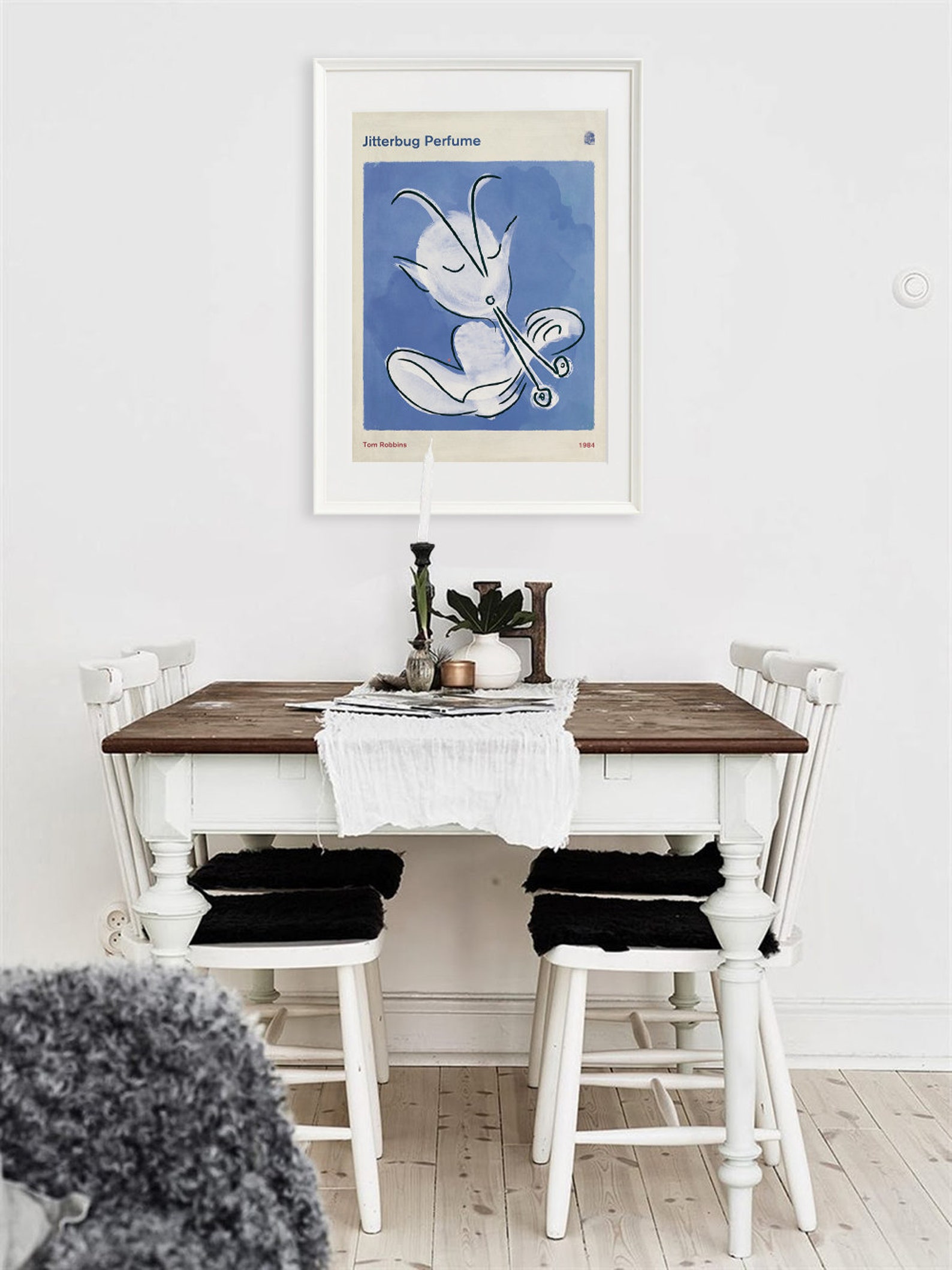 Jitterbug Perfume Tom Robbins Book Cover Poster Large - Etsy