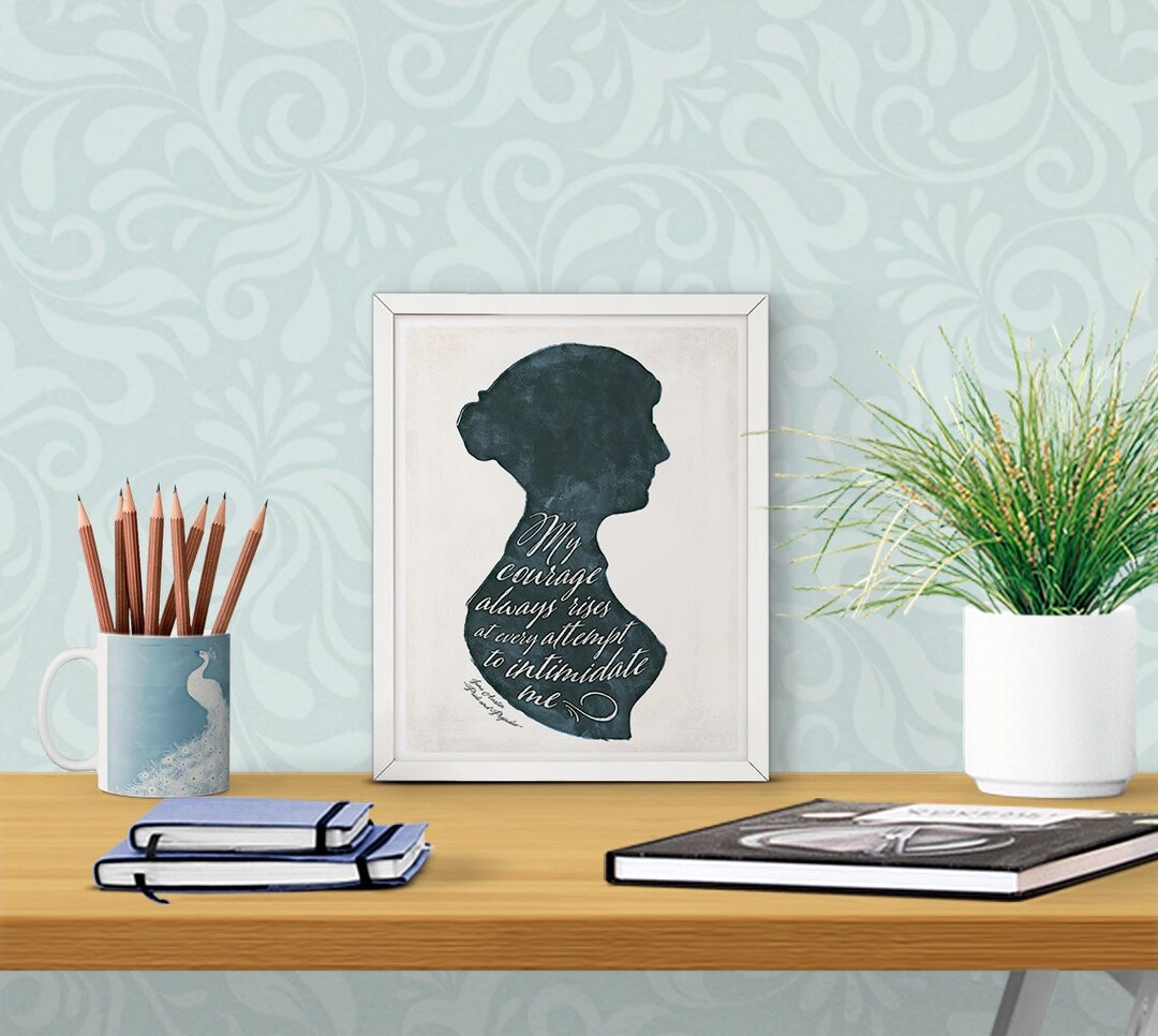 Jane Austen Pride and Prejudice - Literary Quote Print Small, Feminist ...