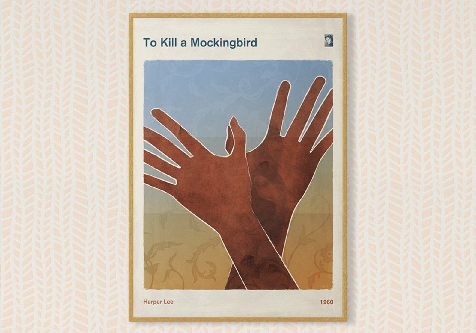 To Kill a Mockingbird, Harper Lee, Large American Literature Book Cover ...