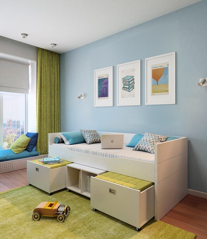 Smart Kids Read Books - Classroom Decor, Childrens Room Decor, Reading ...