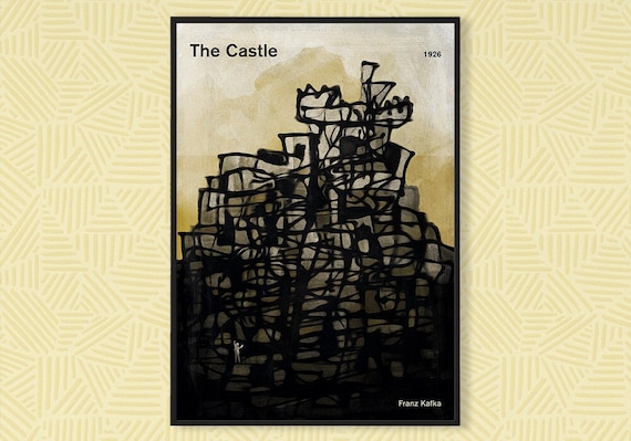 Franz Kafka the Castle Literary Book Cover Poster Large | Etsy UK