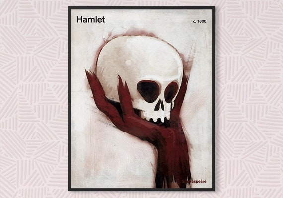 Hamlet Book Cover Skull
