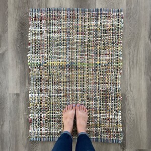 Upcycled Multicolored Rag Rugs - Etsy