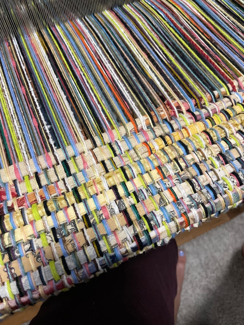 Upcycled Multicolored Rag Rugs - Etsy