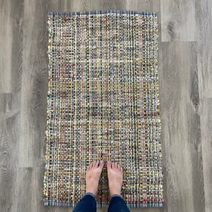 Upcycled Multicolored Rag Rugs - Etsy