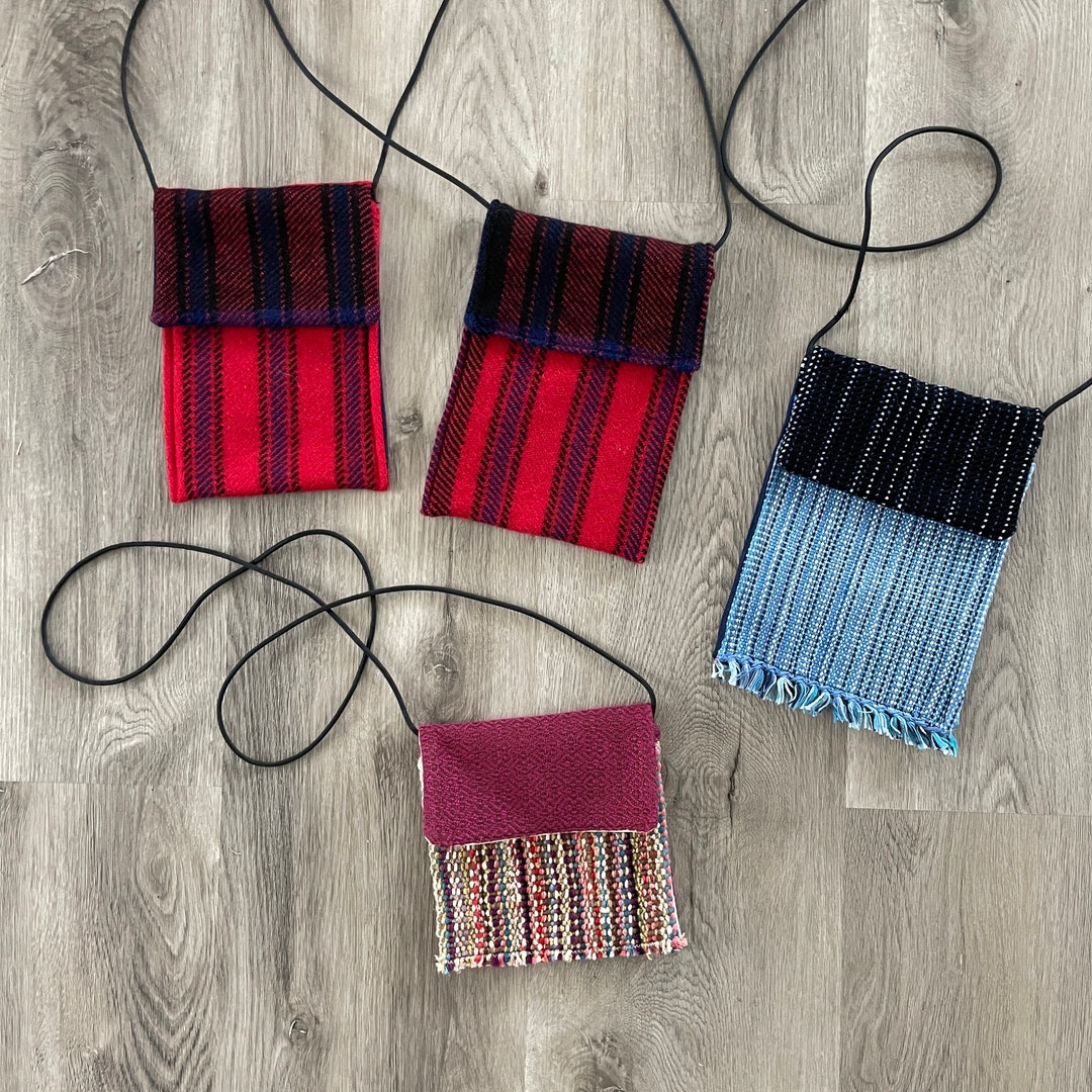 Upcycled Handwoven Purse Pouch (more Color Options in Listing) - Etsy