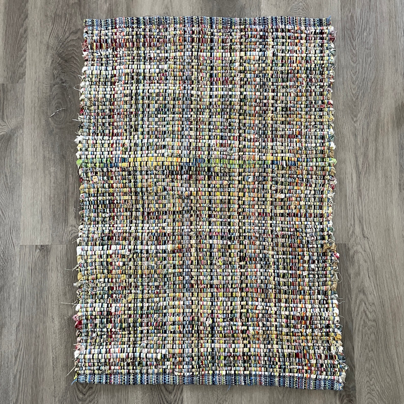 Upcycled Multicolored Rag Rugs - Etsy