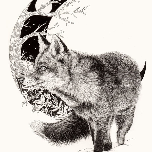 Fox Print - Etsy UK