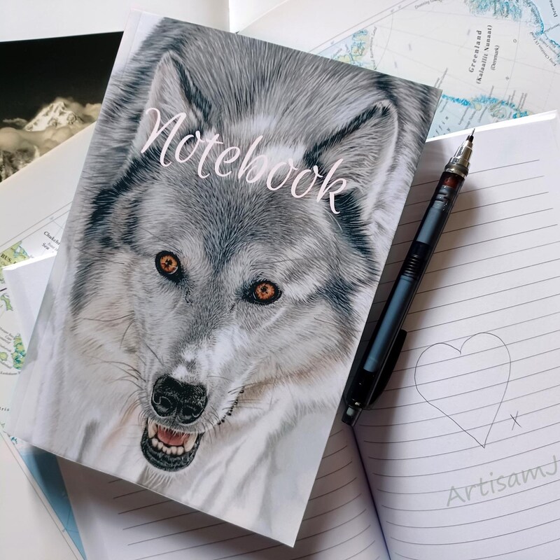 Gray Wolf Art - Etsy