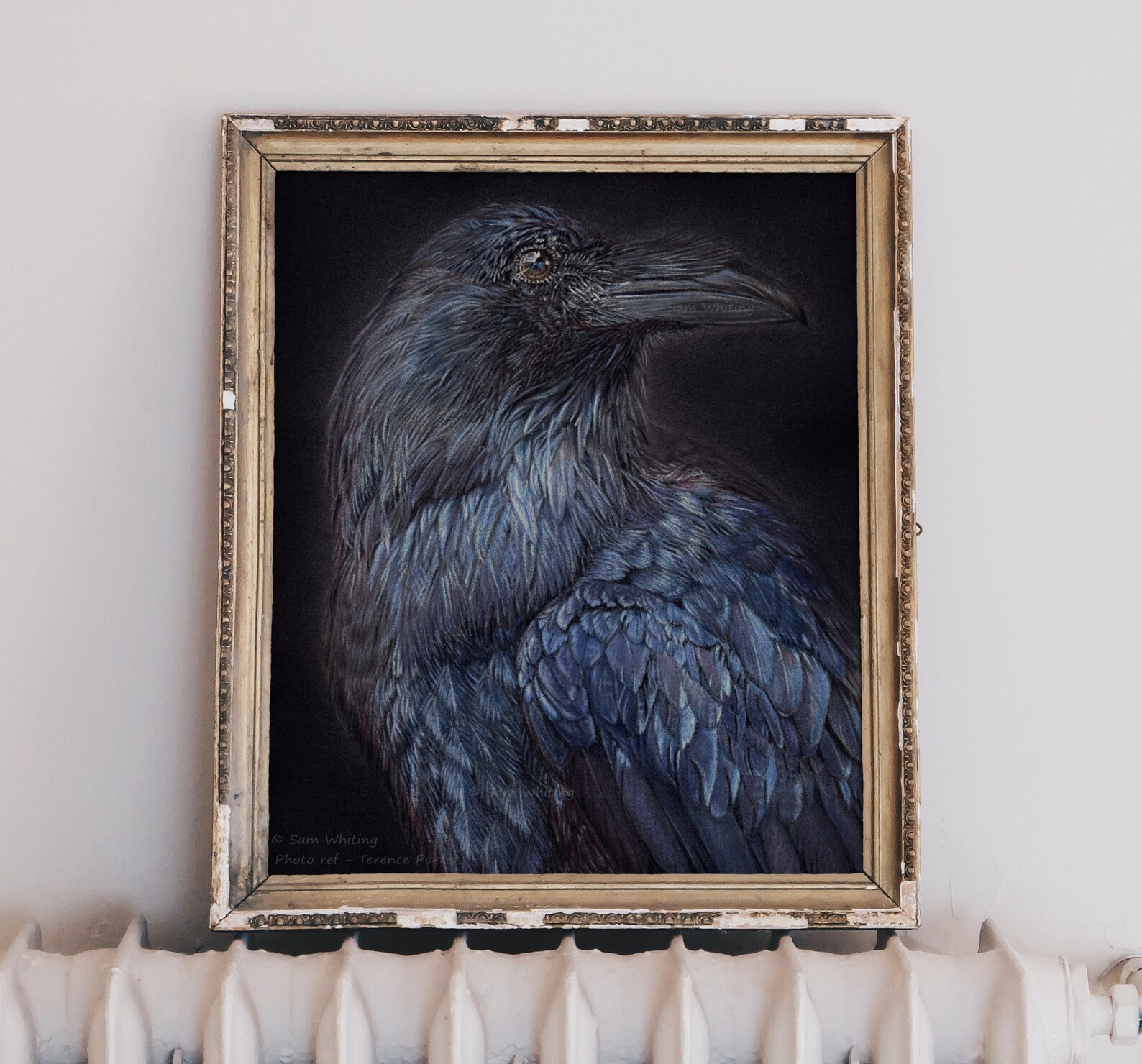 Raven 8x10 Inch Giclee Fine Art Print Corvid Print - Etsy