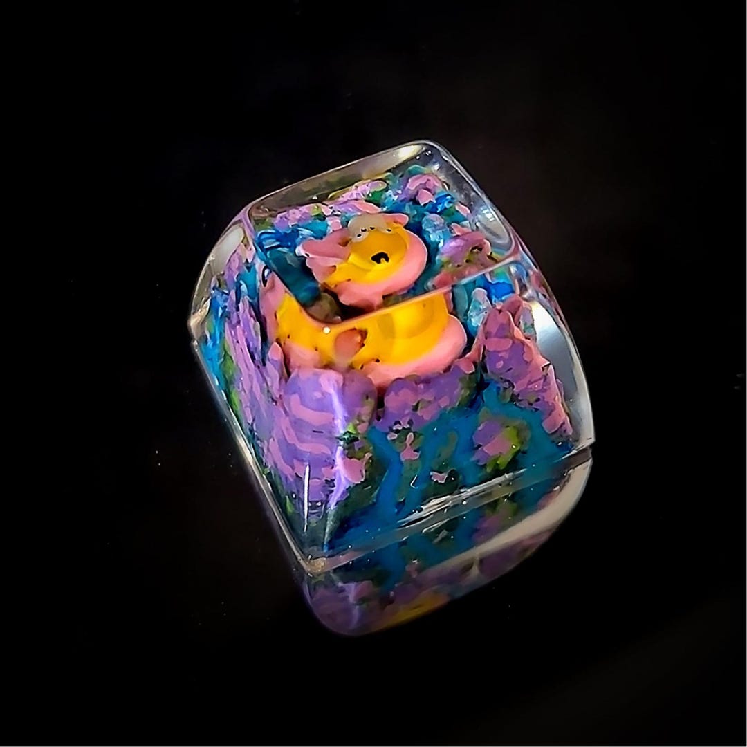 Pokemon Blastoise Artisan Keycaps Epoxy Resin - Etsy
