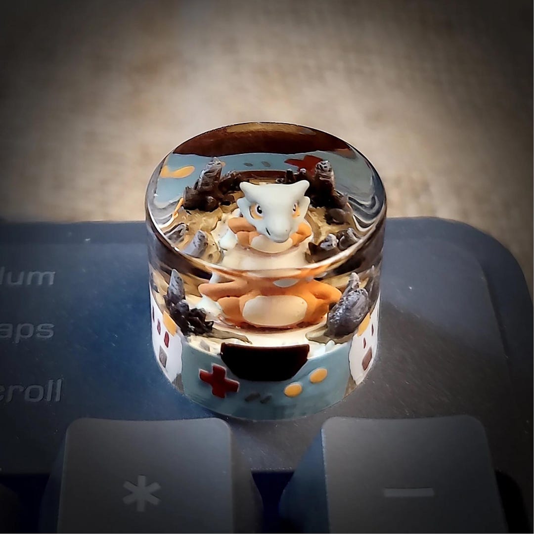 Pokemon Chamander Hitokage Keyboard Knob Artisan Keycaps Epoxy Resin - Etsy