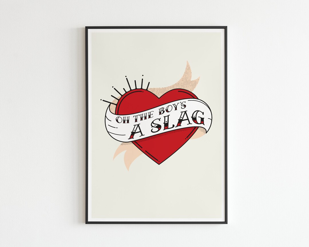 AM Inspiriert - Oh The Boy's A Slag - Fluoreszierender Jugendlicher ...